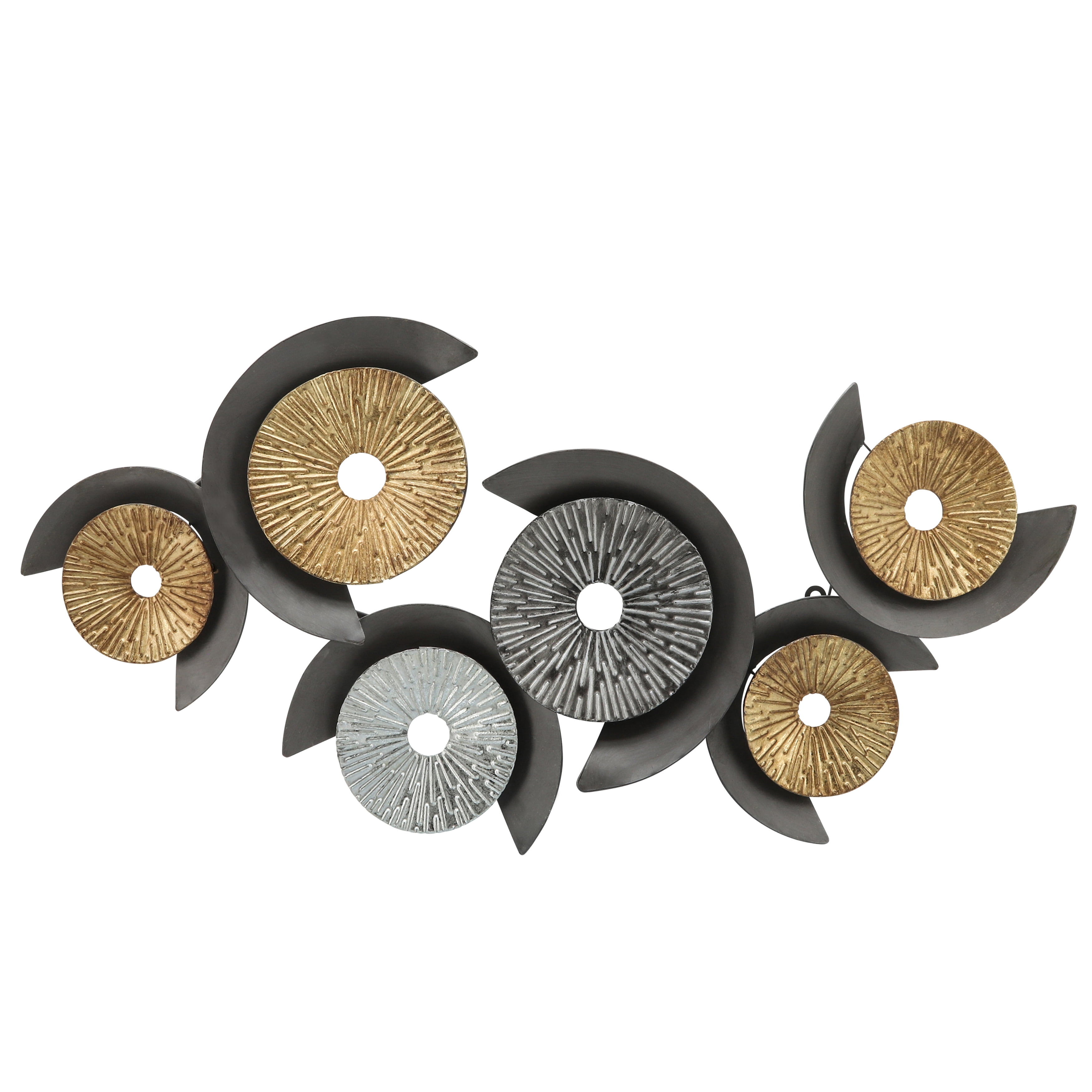 Sagebrook Home Metal Wall Decor Discs, 40", Multi, - Walmart.com