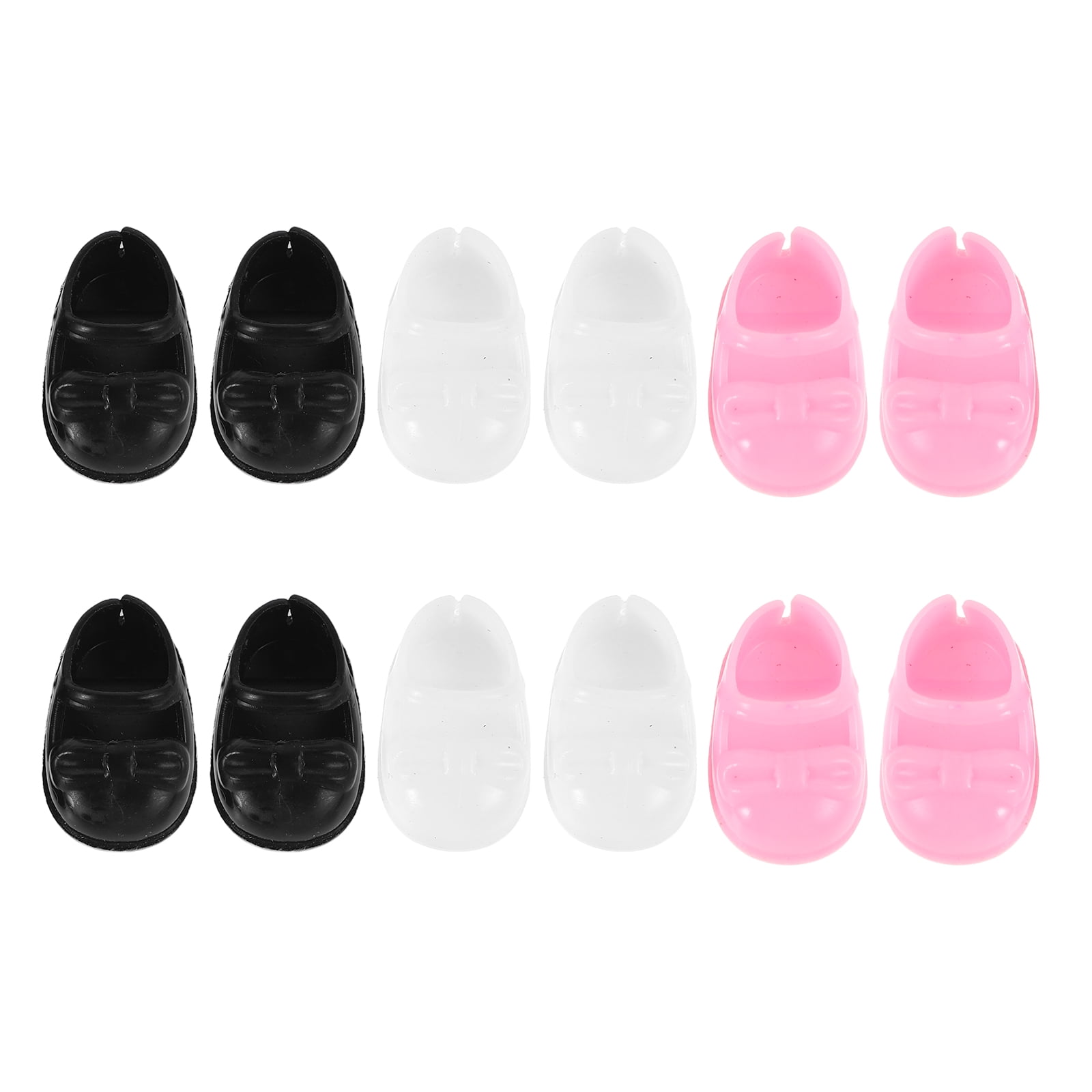 Click here for Hampplies 6 Pairs Miniature Plastic Shoes For Doll... prices