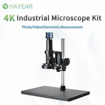 HAYEAR 4K HDMI USB Industrial Microscope Camera Set With180X C-Mount ...