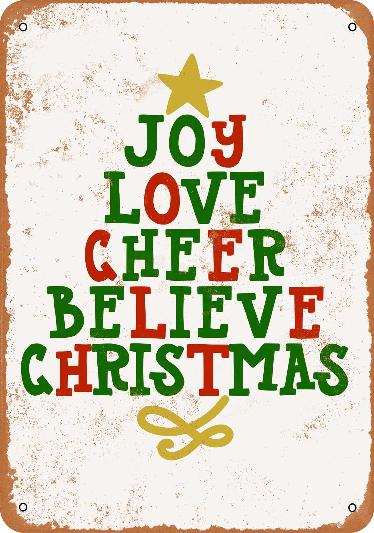 Christmas Word Joy Clipart