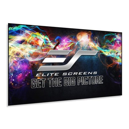 Elite Screens Edge Free Ambient Light Rejecting Fixed Frame Projection ...
