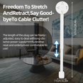 Electrical Outlet Extender,Power Socket Expander Features USB-A, USB-C ...