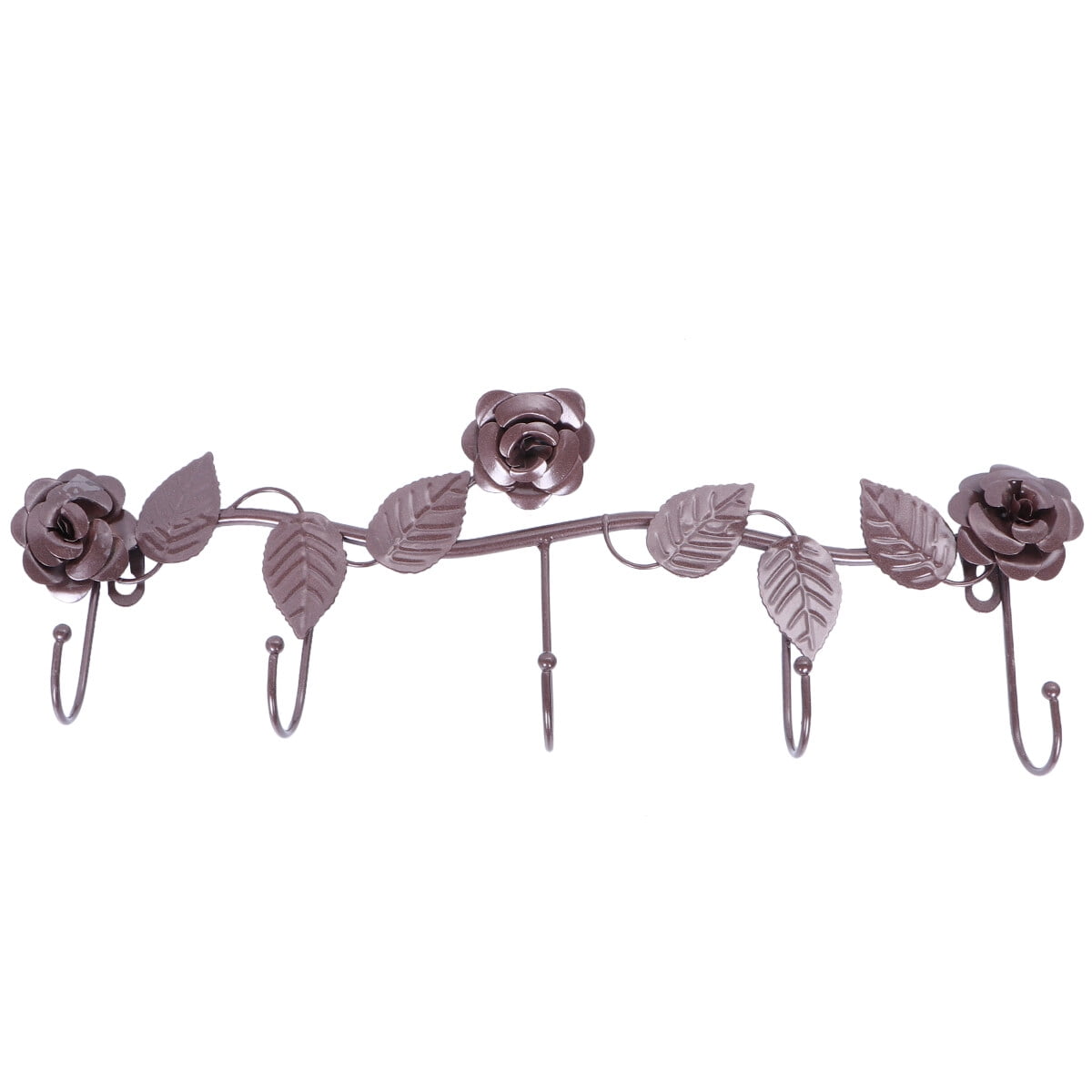 Iron Hook Rack with 5 Hooks Bathroom Over the Door Hanger for Towel ...