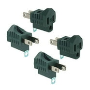 Woods 13270 Green Weatherproof 3-Outlet Adapter Suitable for Outdoor or ...