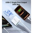 [2 Pack] USB C Charr Block, 60W 5-Port Type C Charr Fast Charging Block ...