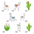 Kristin Paradise 30Ct CORNET Llama Cactus Hanging Swirl Decorations ...