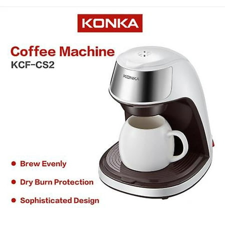 Konka-kcf-cs2(we) Coffeemaker With Steam Extraction Brew Coffee Machine ...