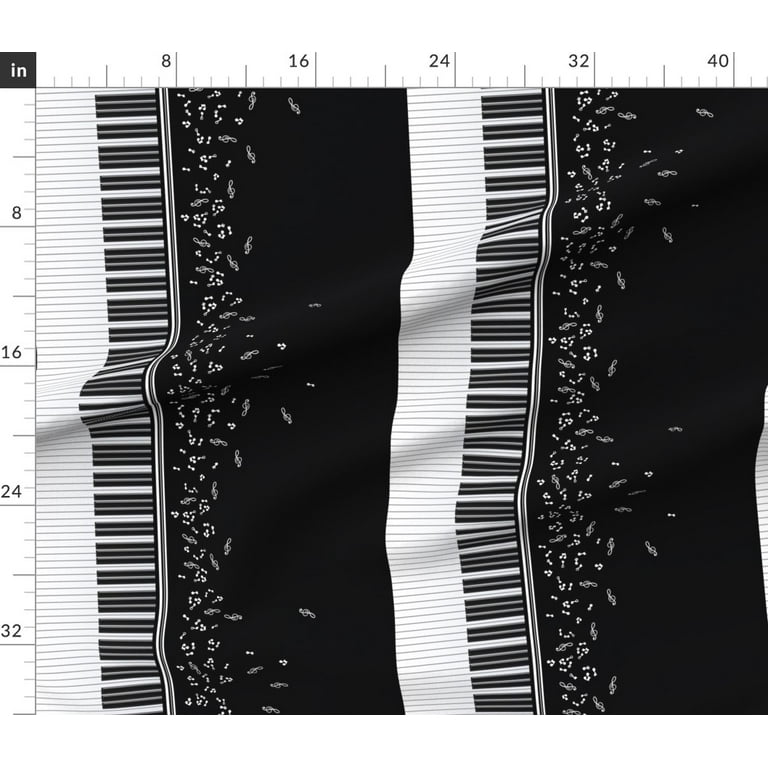 Music Piano Keys Fabric