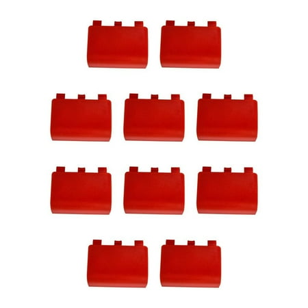 Guardoinrt 10 Pieces Battery Lid Gamepad Batteries Cover Cell Cap ...