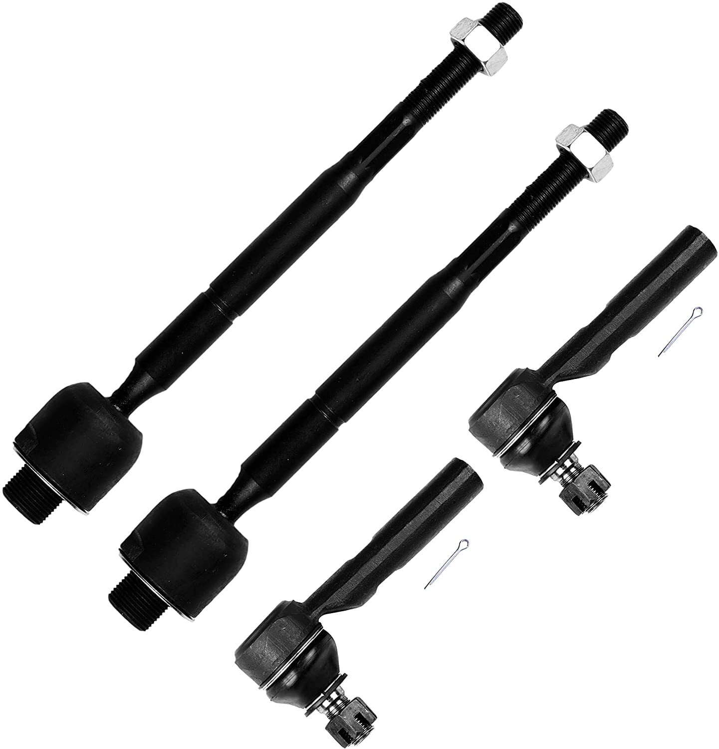 CCIYU Front Outer Inner Tie Rod End Link fit for 2003-2009 for Toyota ...