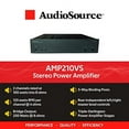 Audiosource AMP210VS 2-Channel Analog Power Amp - 100 Watts per Channel ...