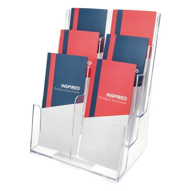 deflecto Stand Tall Literature Holder, 4 9/16w x 3 1/4d x 11 7/8h ...
