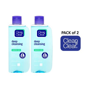 Clean & Clear Sensitive Skin Deep Cleansing Lotion 200ml - Walmart.com