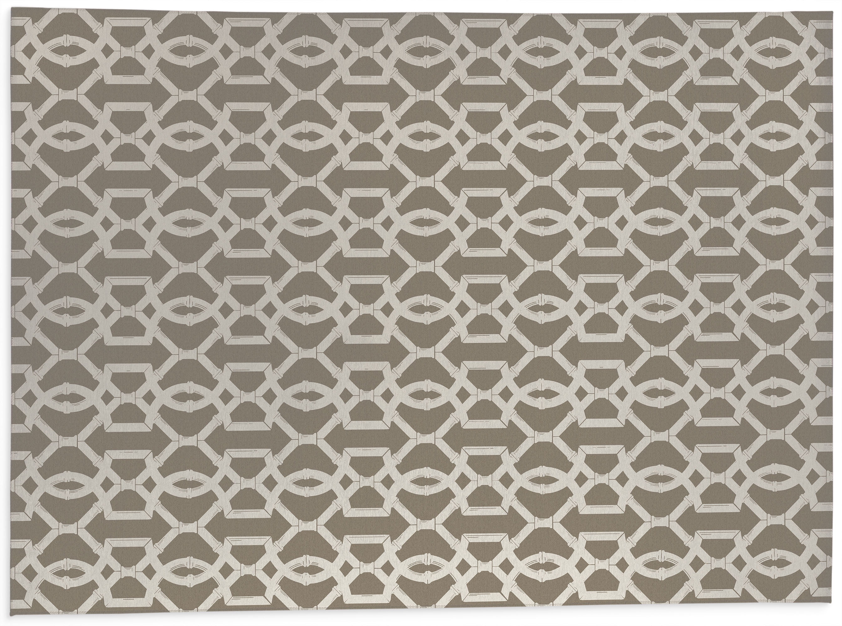 Bamboo Lattice Brown Kitchen Mat by Kavka Designs - Walmart.com