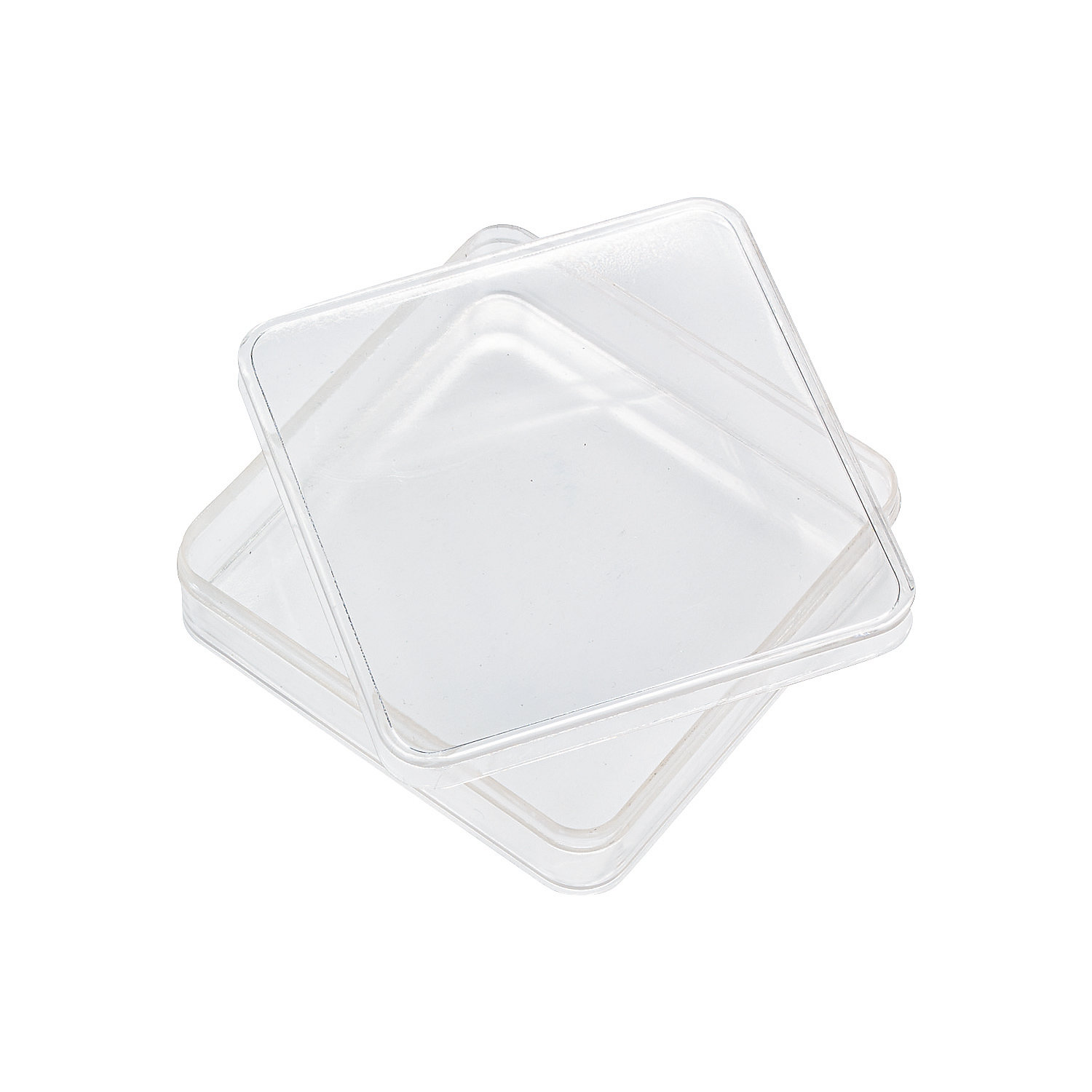 Clear Plastic Square Containers (2Dz) - 24 Pieces - Walmart.com