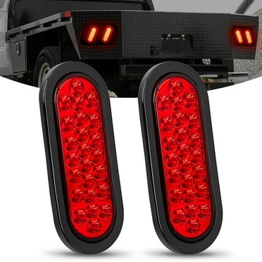 4Pcs 7" Inch Round YPF5 Bus Tail Light Truck Trailer RV Van 7 Inch ...