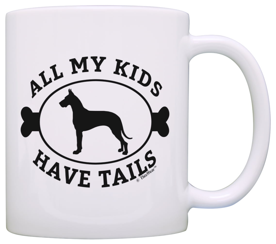 ThisWear Great Dane Gifts for Women All My Kids Have Tails Great Dane ...