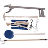 DMI Reach Assist Dressing Aid Kit with Sock Aid, Dressing Stick ...