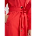 Free Assembly Women’s and Women's Plus Cotton Trench Coat, Sizes XS-4X ...