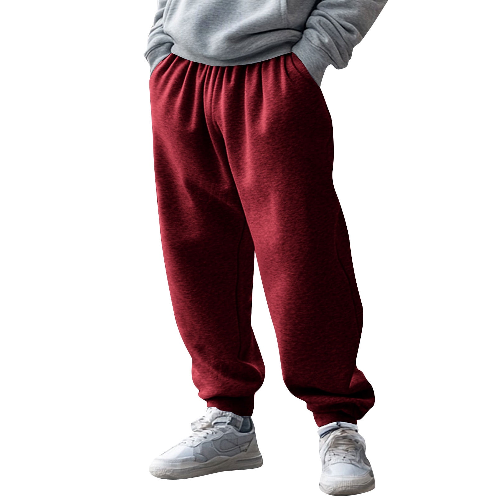 Click here for Plebaso Sweatpants For Men Elastic Waist Drawstrin... prices