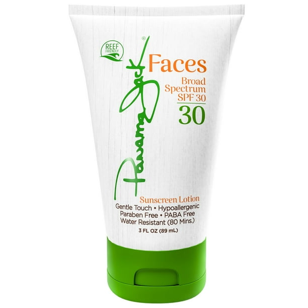 Panama Jack Faces Sunscreen Lotion - SPF 30, Broad Spectrum UVA/UVB ...