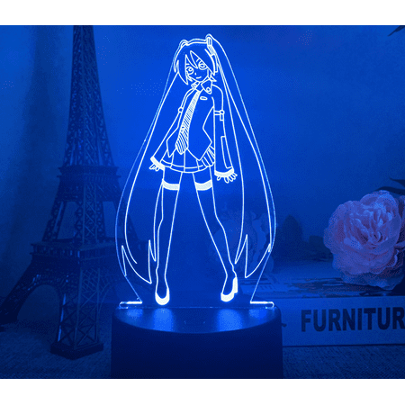 3D Xiaoye Hatsune Miku Anime Series USB Creative Gift Desk Lamp A1 ...