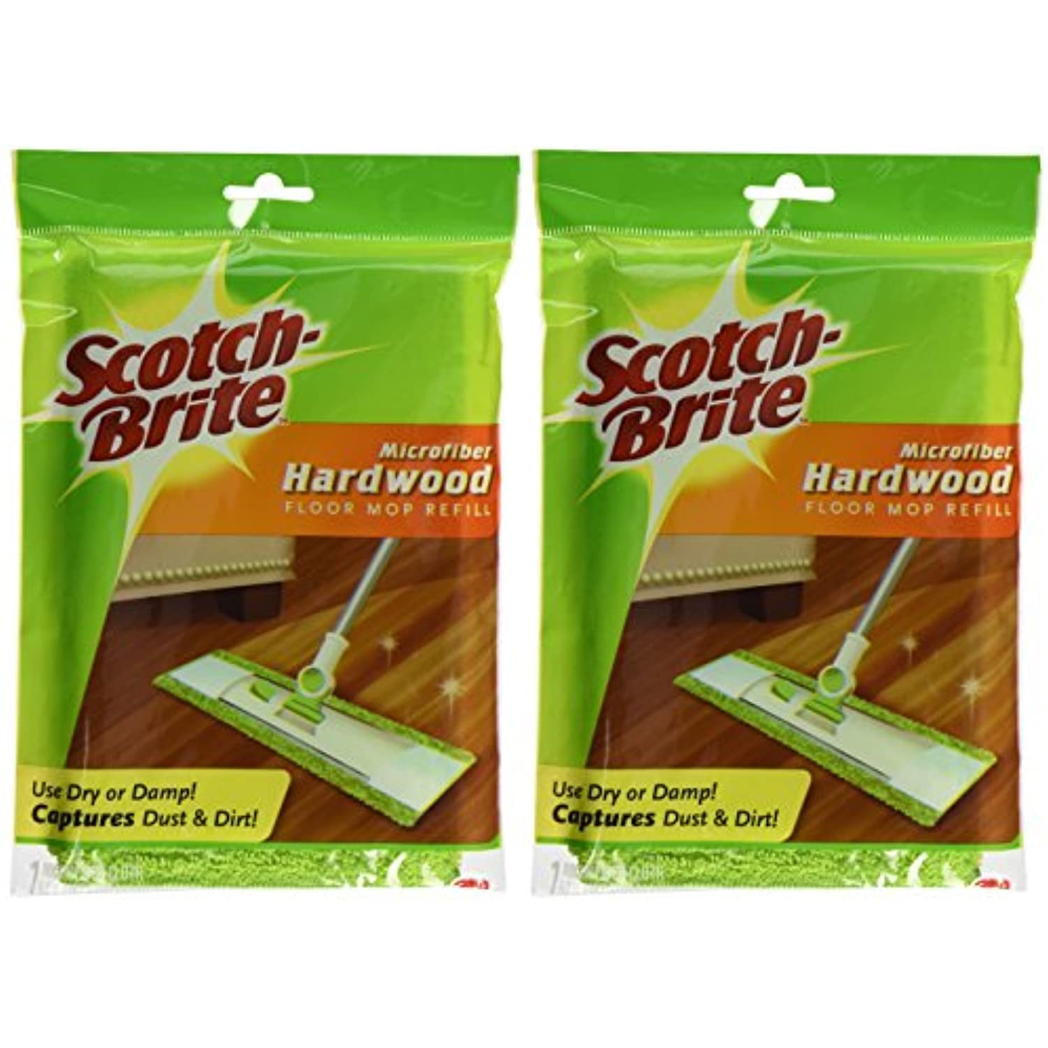 Scotch-Brite Microfiber Hardwood Floor Mop - Walmart.com