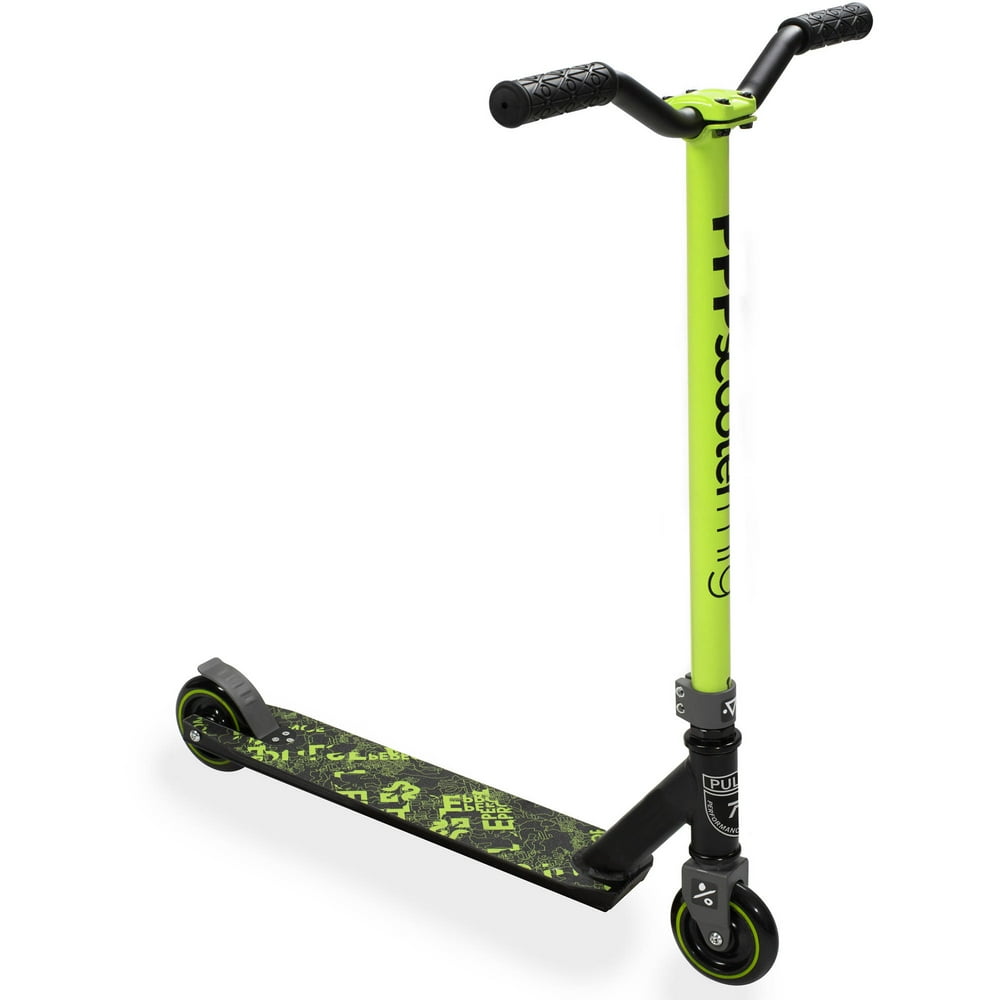 Pulse Performance Burner Pro Freestyle Scooter, Green - Walmart.com ...
