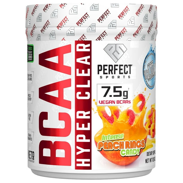 Suplemento PERFECT SPORTS BCAA Hyper Clear, 310 ml, color melocotón ...