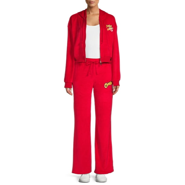 Cheetos Junior's Flamin Hot Velour Hoodie & Pant Graphic Set, 2-Piece ...
