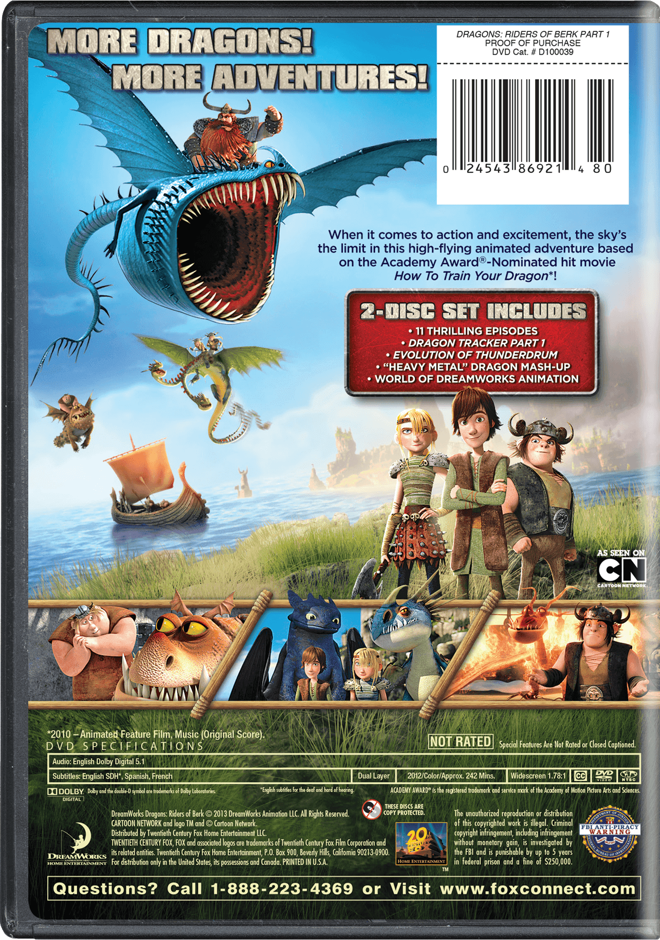 Cartoon Network Dragons Riders Of Berk