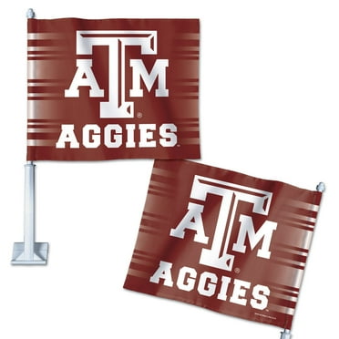 Texas A&M Aggies Official NCAA 6 inch x 6 inch Reflective Die Cut Car ...