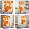 Bathroom Shower Curtain Country Ginkgo Retro Medieval Waterproof Shower ...