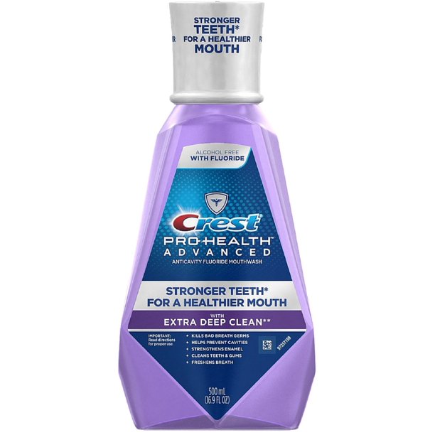 Crest Pro-Health Advanced Mouthwash with Extra Deep Clean, Clean Mint ...