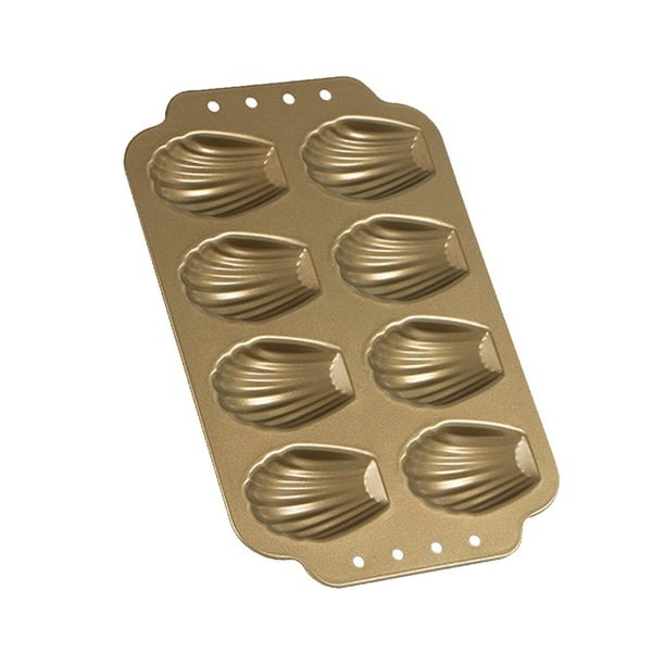 wolftale 8 Cavity Cake Baking Pan Shell Shape Non Stick Dessert Mold ...