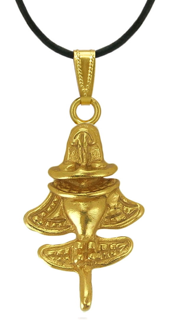 Across The Puddle, 24k Gold Plated Ancient Golden Jet-8 Necklace | Pre ...