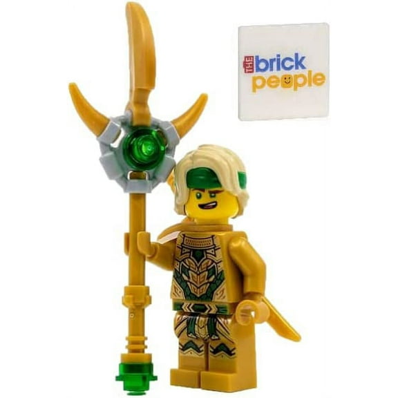LEGO Ninjago: Ninja Master Wu Legacy With Golden Staff Minifigure Set ...