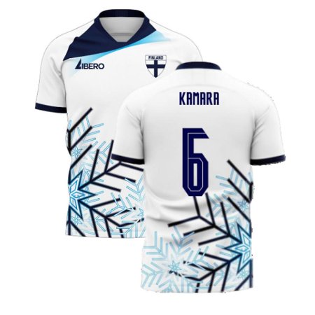 Finland 2022-2023 Home Concept Football Kit (Libero) (KAMARA 6 ...
