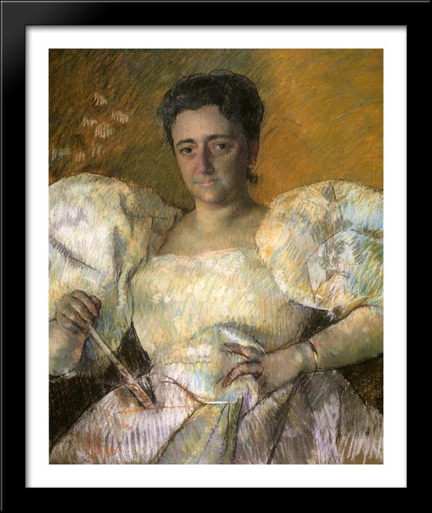 Louisine W. Havemeyer 28x34 Large Black Wood Framed Print Art by Mary ...