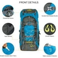 NACATIN Hiking Backpack 60L, Lightweight, Camping and Trekking Pack ...