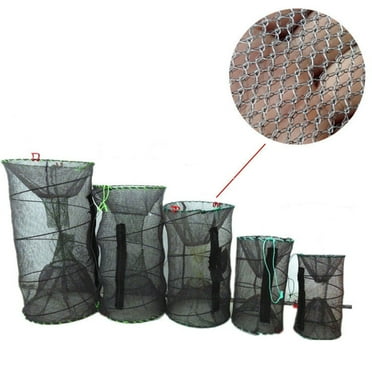 iMountek Fishing Trap Net 6 Holes Fishing Gear Folded Automatic Fishing ...