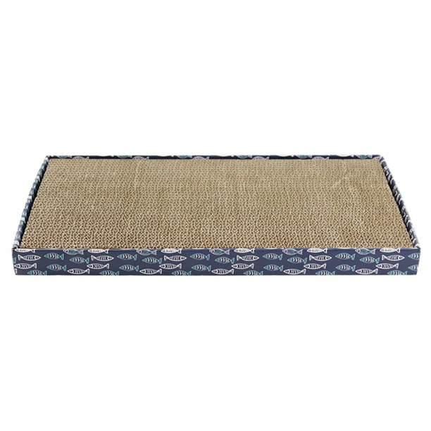 Labymos Cat Scratcher Cardboard Scratch Pad with Catnip Corrugate Board ...