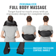 Daiwa Felicity 3D Shiatsu Neck & Back Massager with Heat, Deep Tissue ...