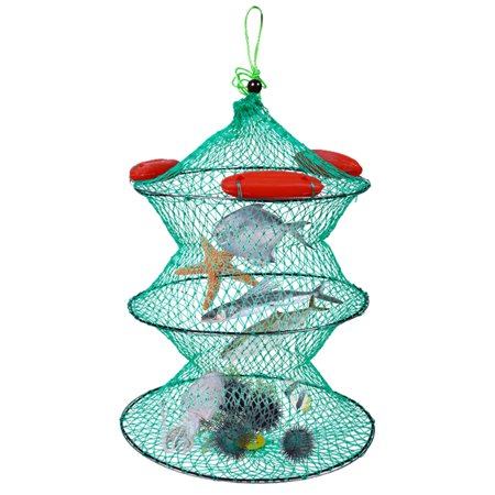 mmirethe Foldable Reusable Fishing Nets Foldable Cages / Nets / Baskets ...