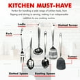 Chef Craft Select 6 Piece Stainless Steel Kitchen Tool and Cooking ...