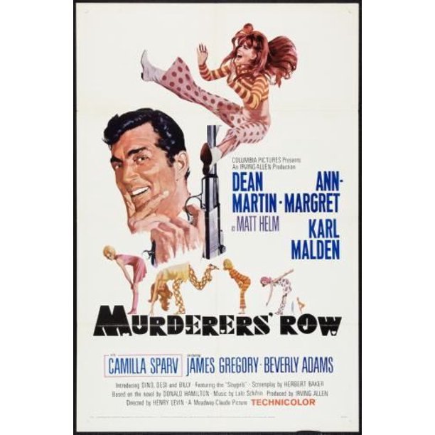 Murderers Row Movie poster 12x16 Print on Metal Sign 12in x 16in Square ...