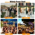 6 Pack 10Ft String Light Poles,Light Poles for Outside Lights,Outdoor ...