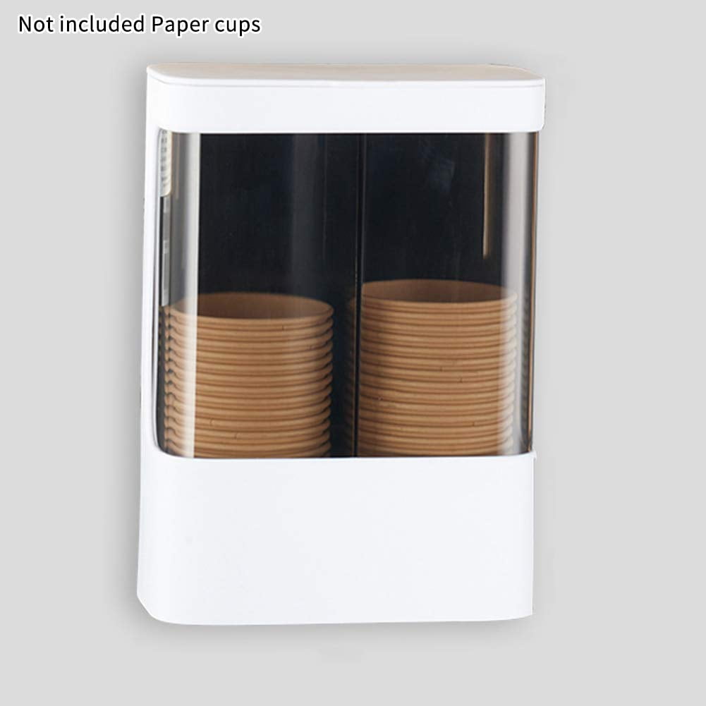 Disposable Paper Cup Dispenser Pull Type Double Tube Cup Dispenser Cup ...