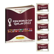 Panini 2022 FIFA World Cup Qatar Soccer Sports Sticker Set - 50 Packs with 250 Total Stickers ...