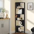 Dextrus Open Storage 6-Tier Zigzag Corner Shelf for Small Bedroom ...